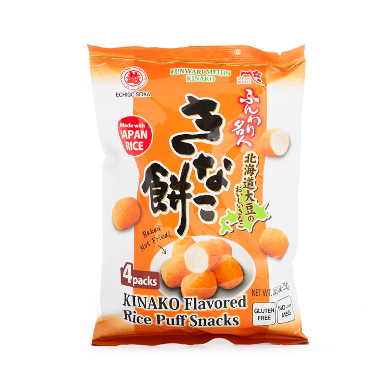 Funwari Meijin Mochi Puffs: Sweet Roasted Soybean